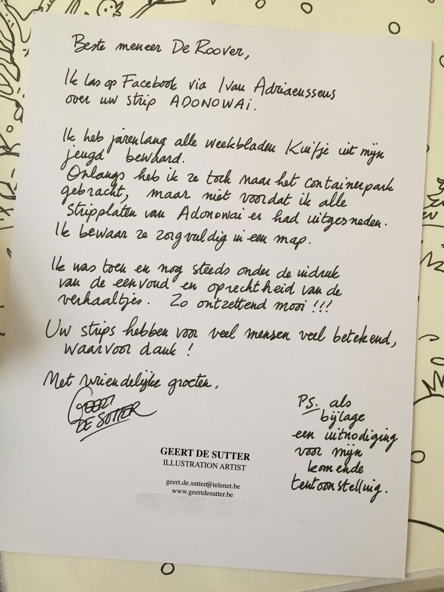 Bob De Roover – On ne sait jamais ce que le passé nous réserve